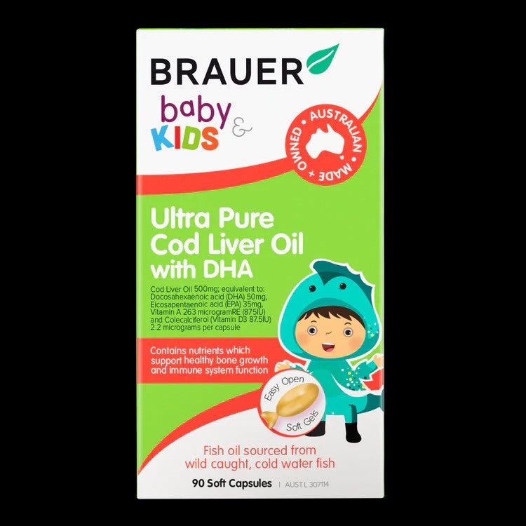 Ultra Cod Liver Oil With DHA 90caps | Frasercoastherbals